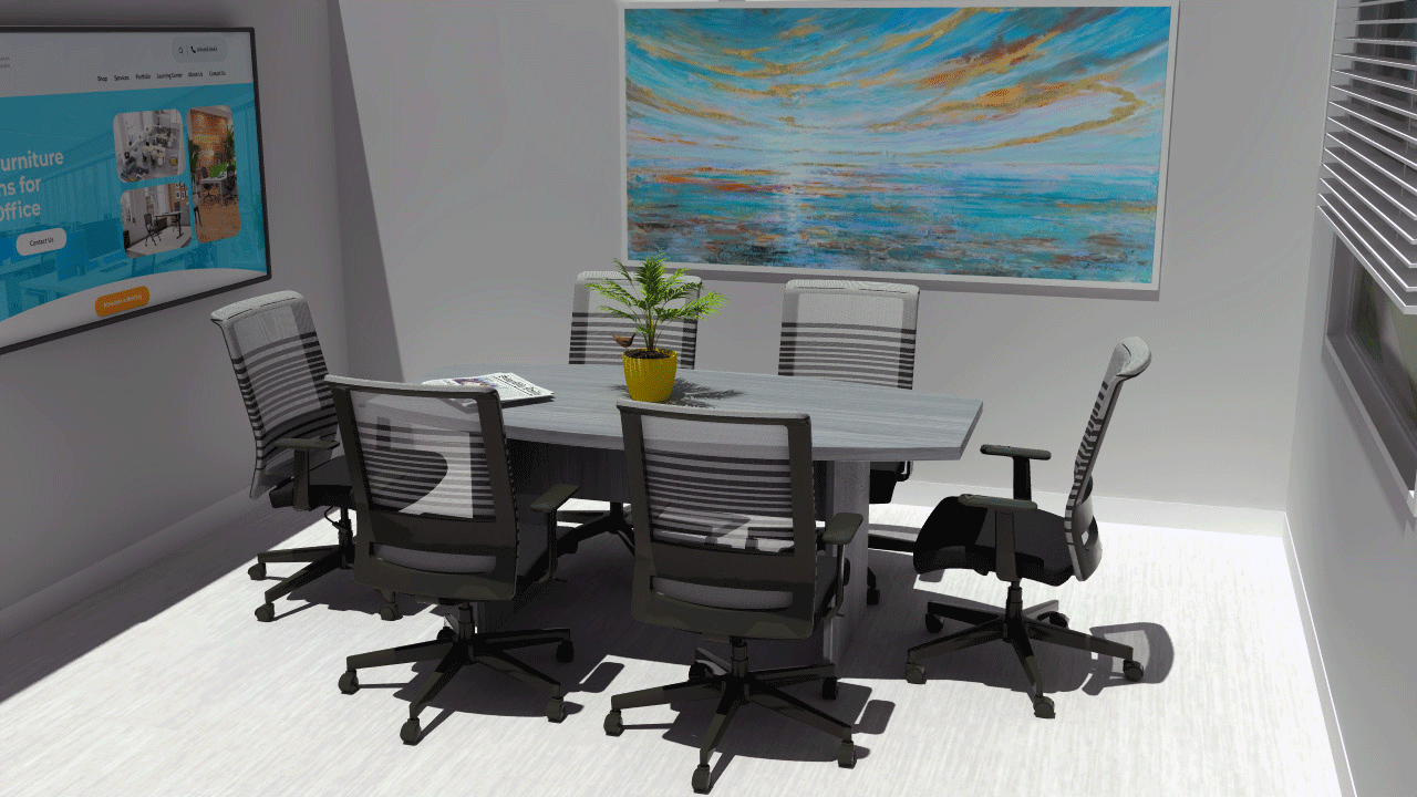 Conference Room Package for 6 – Capital Choice Office Furniture